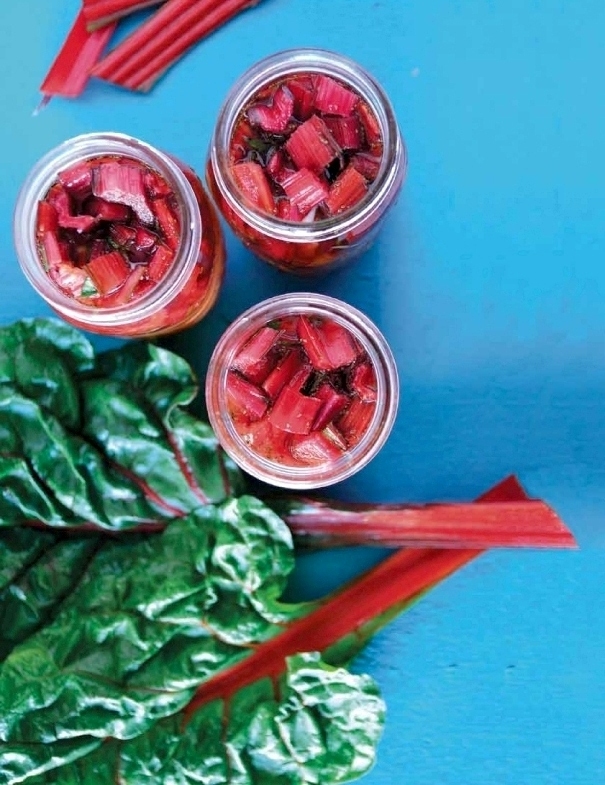 Pickled Swiss Chard Stems